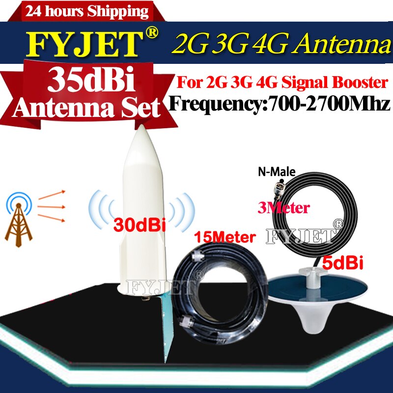 35dBi 4G Antenna set 700-2700mhz Aerial Omnidirect... – Vicedeal