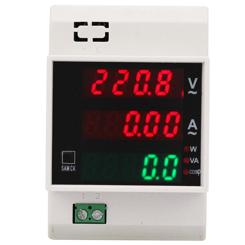 AC80-300V/100A Digital Energy Meter Din Rail LED A... – Vicedeal