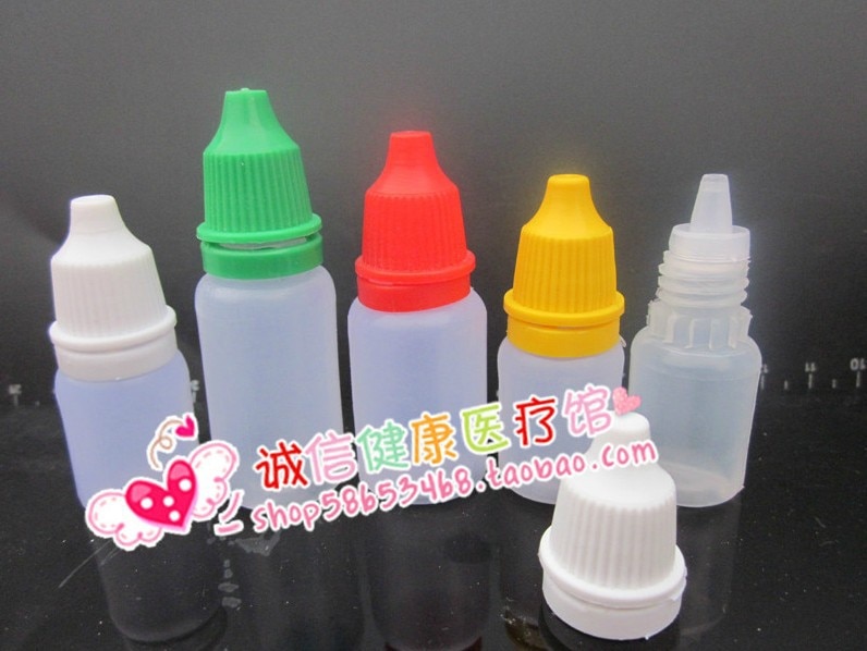 100 pcs 10 ml plastic dropper bottle, clear bottle... – Grandado