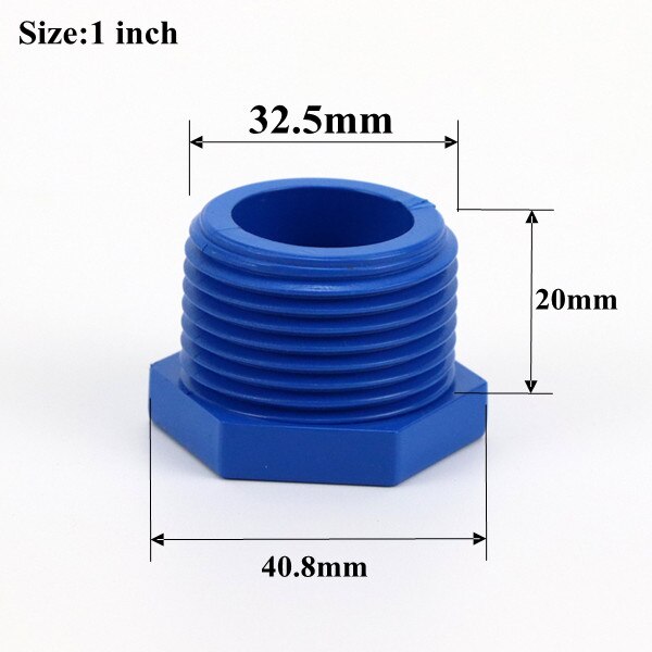 2~20Pcs 1/2" 3/4" 1" PVC Male Threa... – Grandado