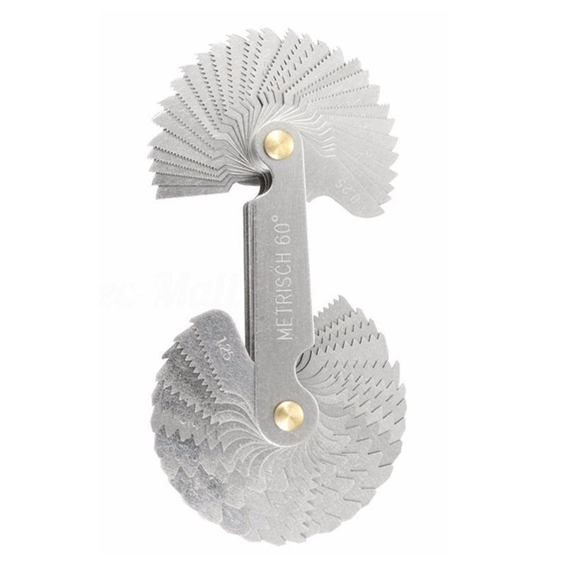 58xBlades Metric Whitworth 55&60 Degree Thread Mea... – Grandado