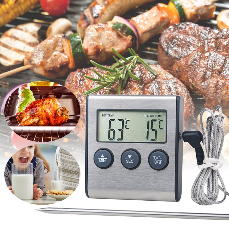Digitale Bbq Koken Oven Thermometer Vlees Keuken V... – Grandado