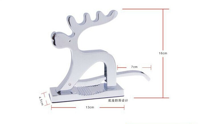 [ Fly Eagle ] Chrome Reindeer Nut Cracker , fun, i... – Grandado