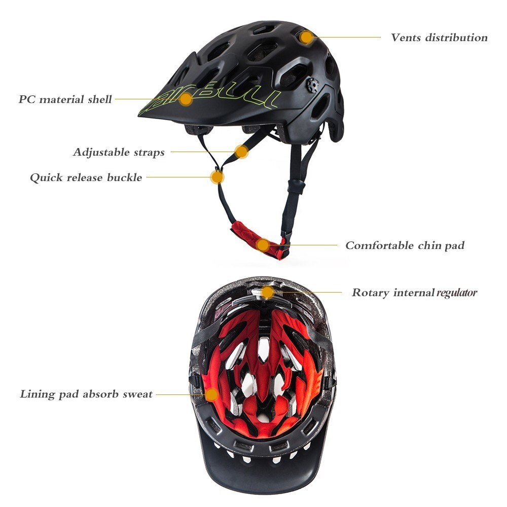 Ultralight EPS + PC Cover MTB Racefiets Helm Integ... – Grandado