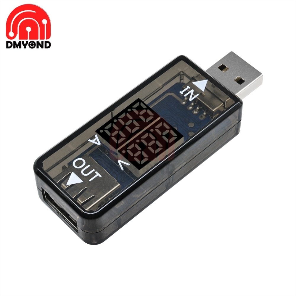 Dual Digital 3.3V 5V USB Current Measurement Charger Doctor Voltage ...