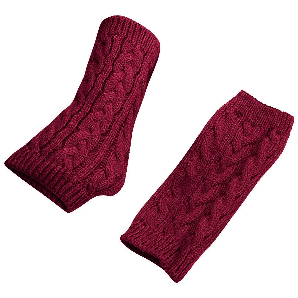 Knitted Crochet Long Hand Finger Free Glove Winter... – Vicedeal Knitted Crochet Long Hand Finger Free Glove Winter... – Vicedeal