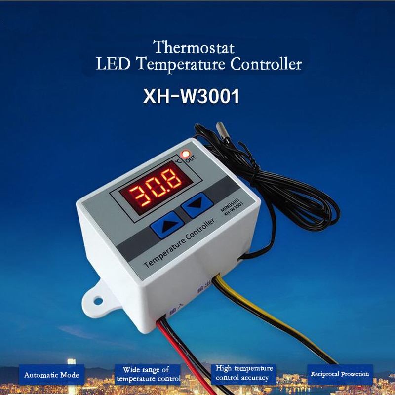 Digital termostat temperaturregulator regulator 12... – Grandado