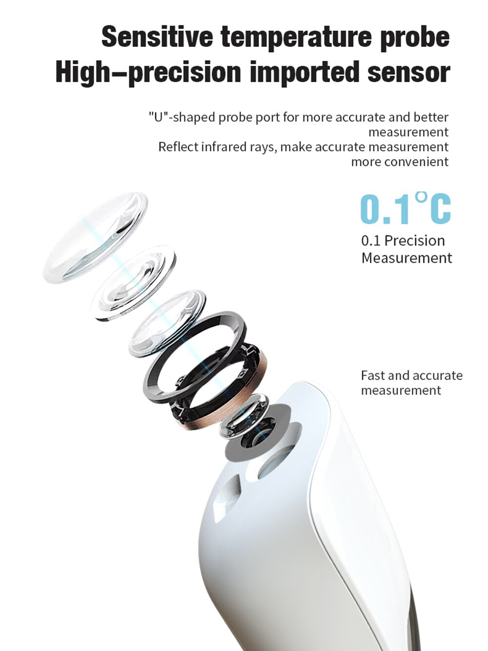 Non-contact Forehead Thermometer Home outdoor fast... – Grandado