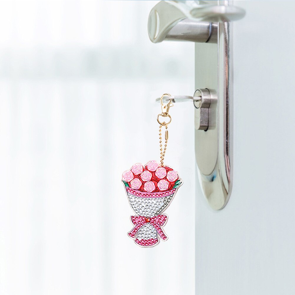 3/4/5pcs Diamond Painting Keychain 5D DIY Rhinesto... – Grandado