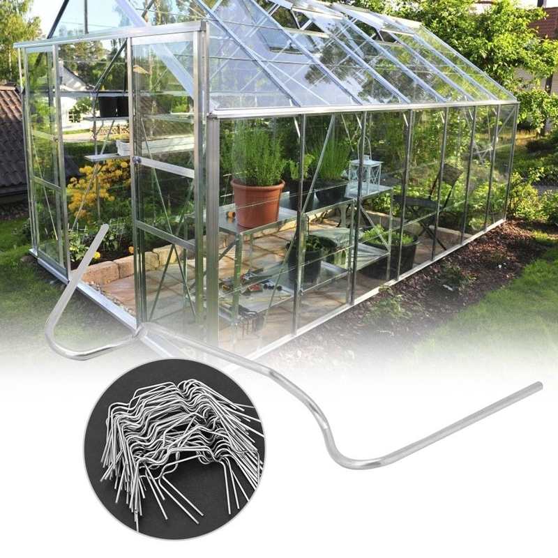 50PCS Thick Stainless Steel Greenhouse Glass Clamp... – Grandado