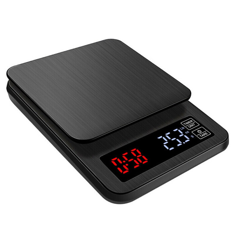 3kg/0.1g Coffee Bean Scale Kitchen Food Scale Time... – Grandado
