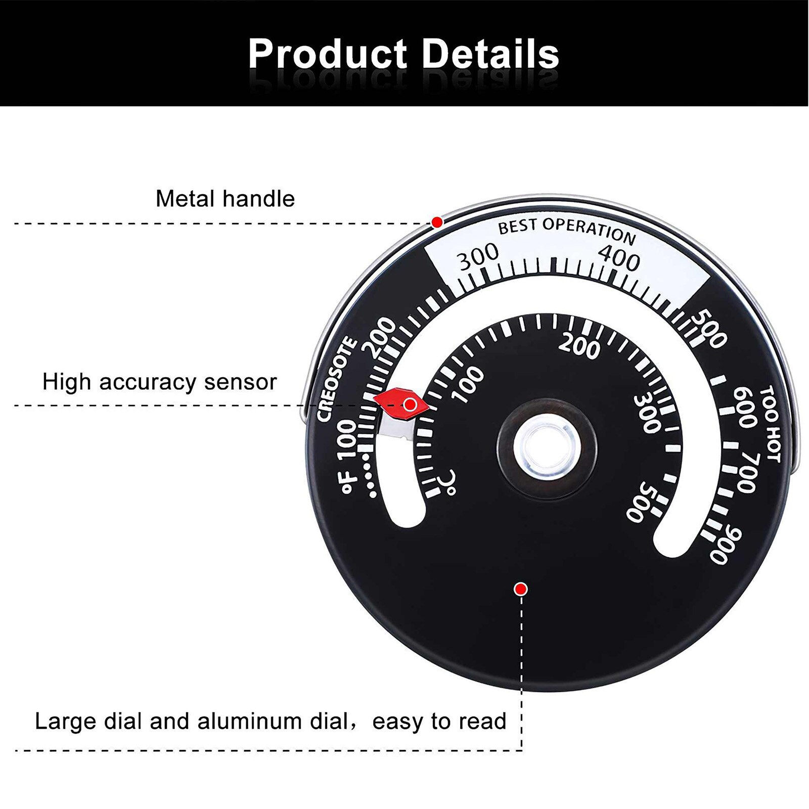 Mini Dial Thermometer Stainless Steel Temperature ... – Grandado