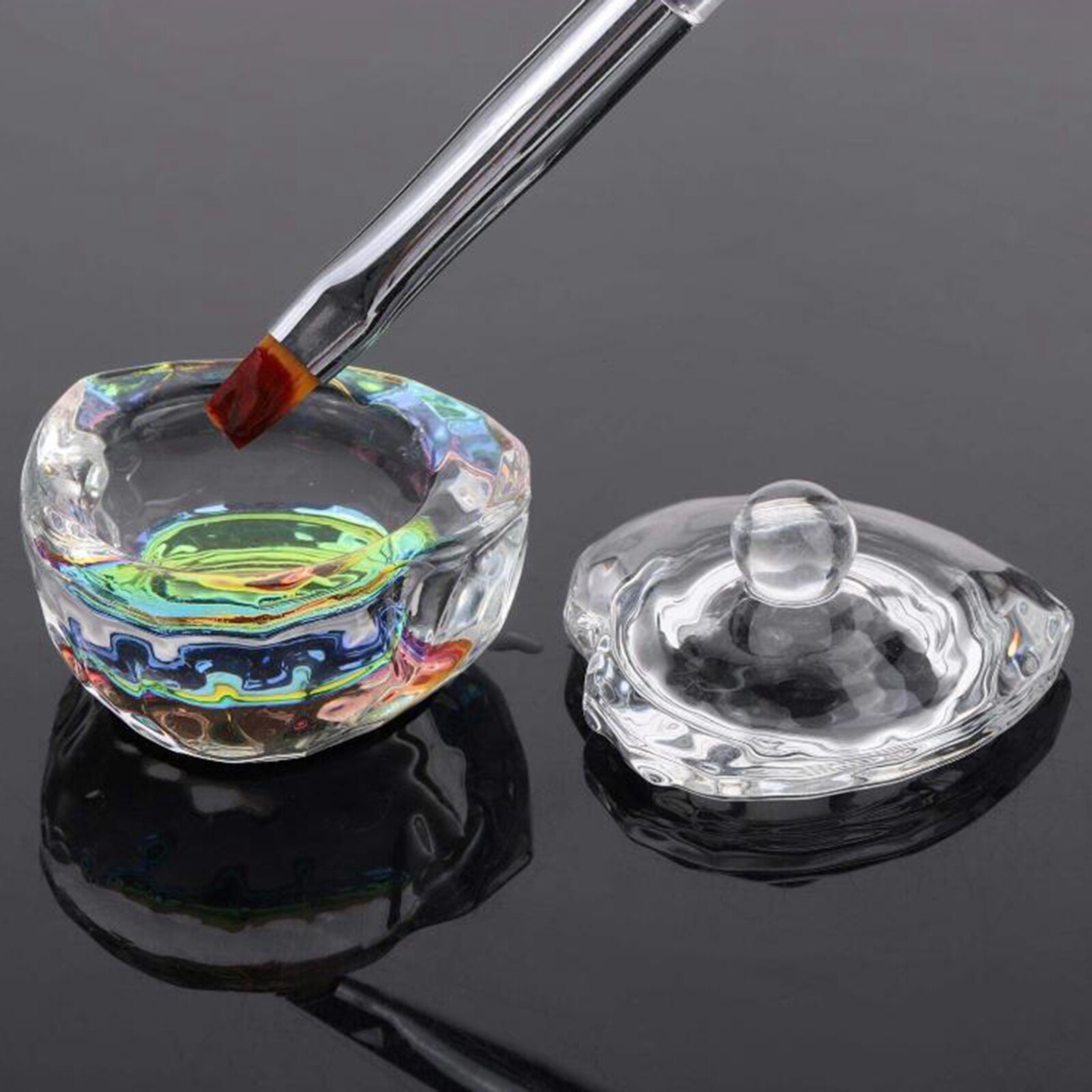 Nail Art Acryl Liquid Powder Dappenglaasje Kom Gla... – Vicedeal