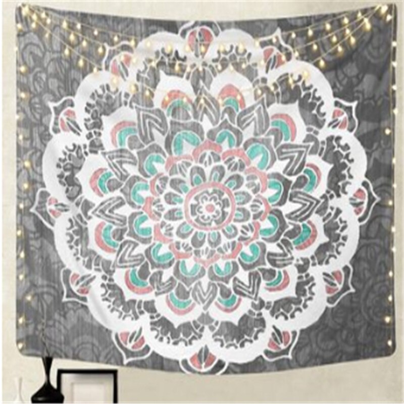 Datura Tapestry Wall Hanging Tapestry Decorative T... – Grandado