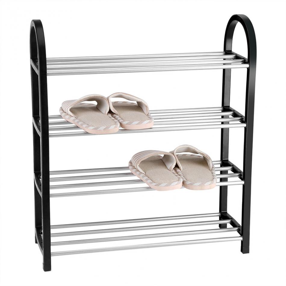 Schuh Rack 3/4 Schichten Schuh Schrank Aluminium M... – Vicedeal