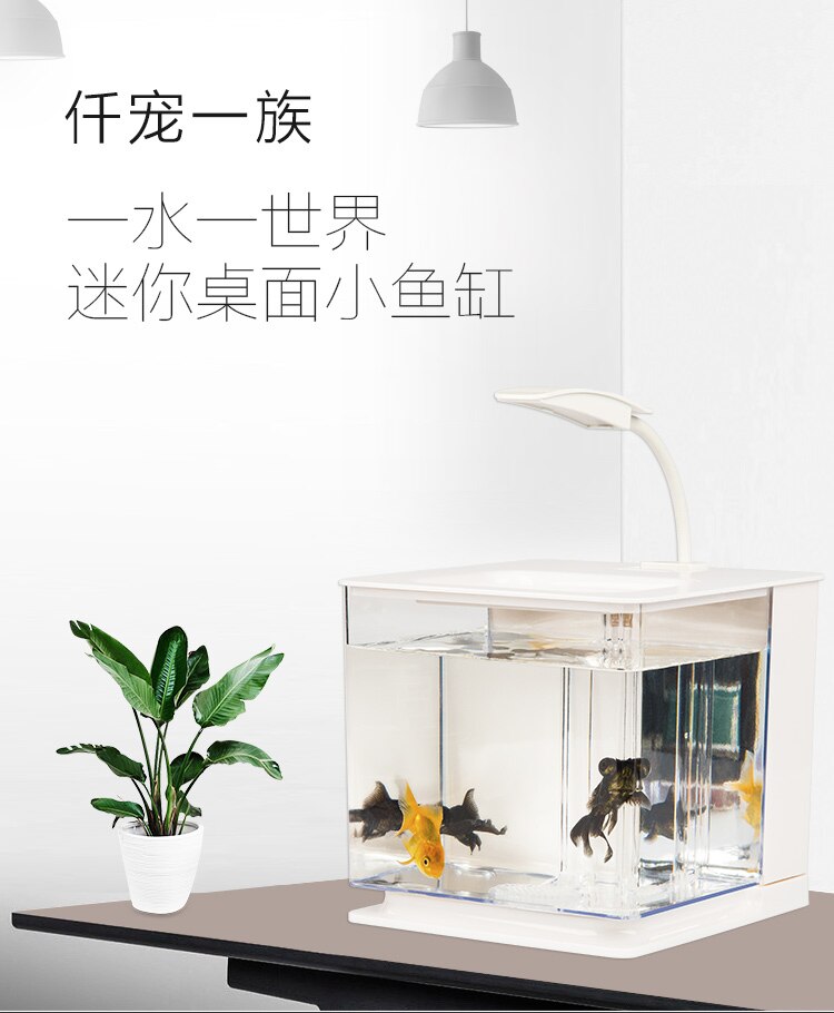 Fish Tank Living Room Small Desktop Home Small Fis... – Vicedeal