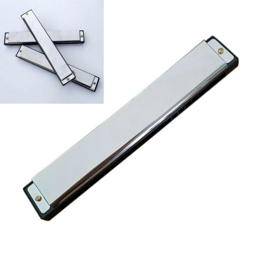 24 Holes Metal Harmonica Mouth Organ Kids Musical ... – Vicedeal