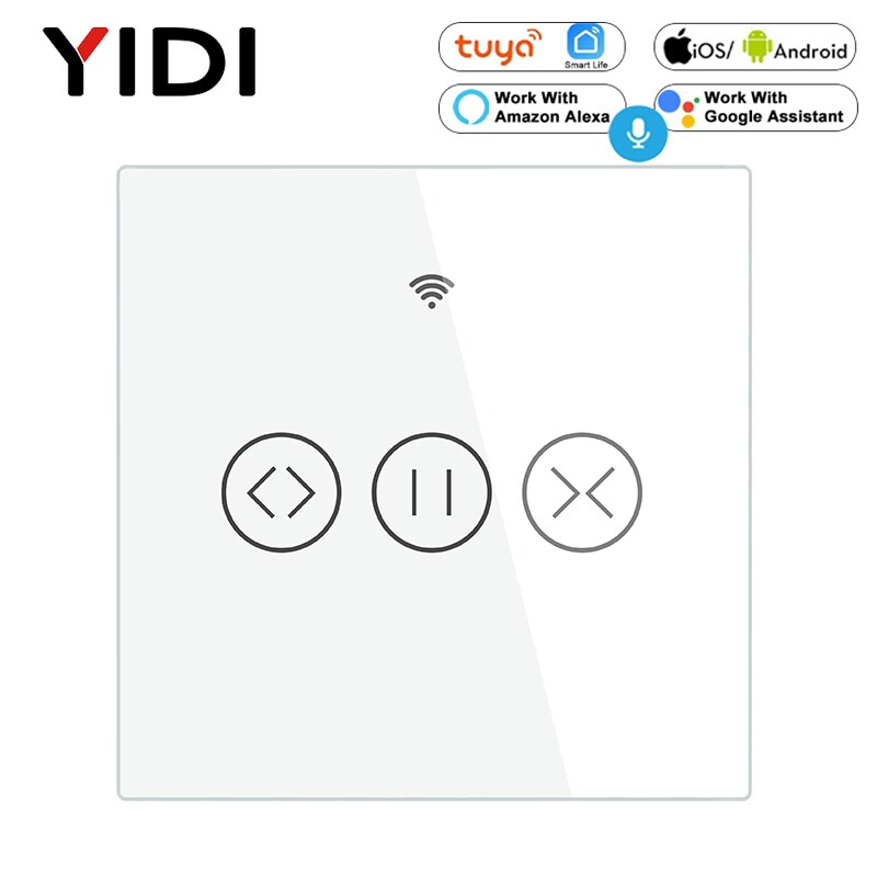 Wifi RF433 Touch Smart Curtain Switch Tuya Voice R... – Vicedeal