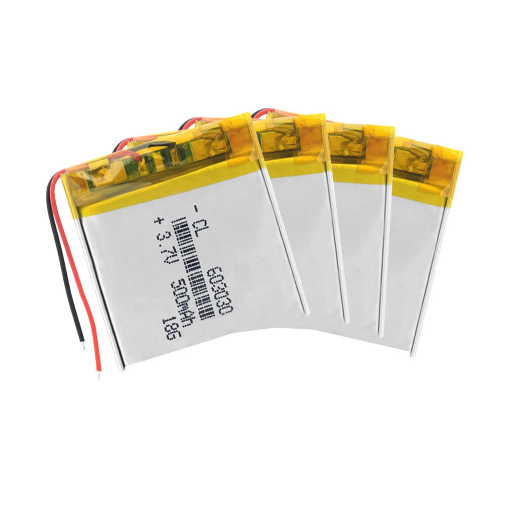 603030 500 mah 3.7v oppladbart li-on batteri li po... – Vicedeal