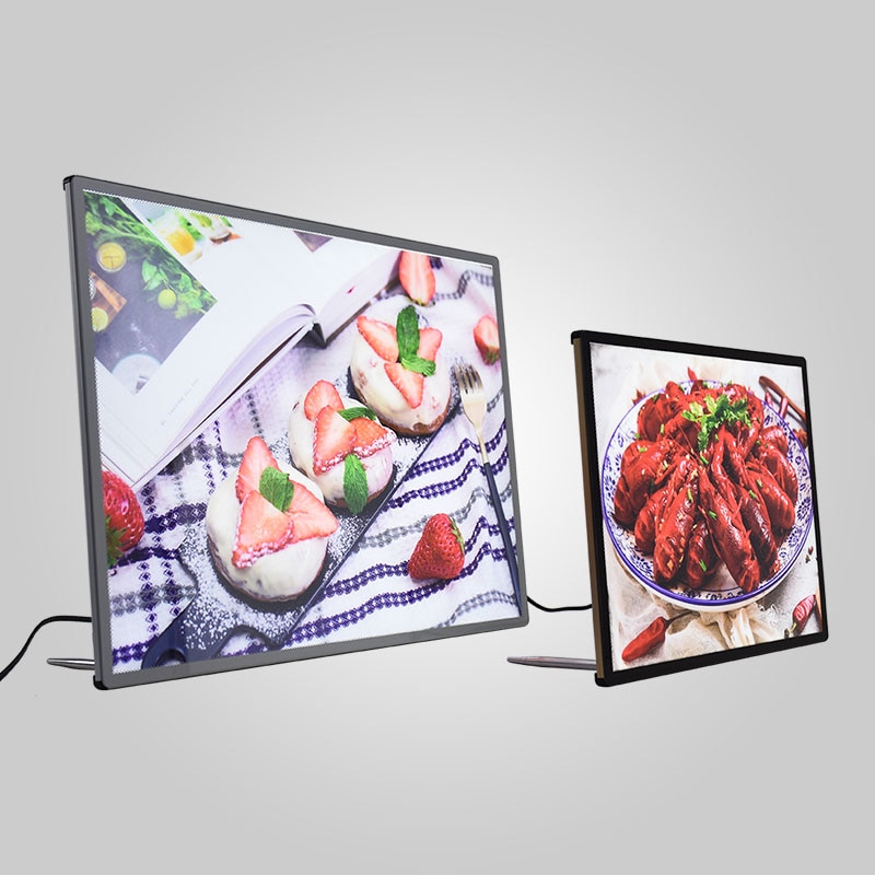 A3 fast food tv light box frame led light menu boa... – Grandado