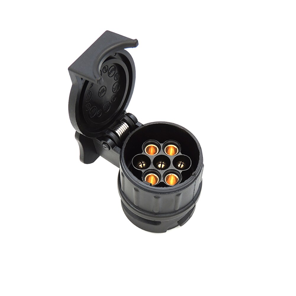 Waterproof 13 to 7 Pin Plug Trailer Truck Electric... – Grandado