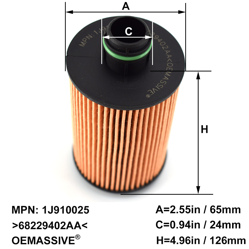 Oil Filter 68229402AA For Chrysler Ram 1500 / Jeep... – Grandado