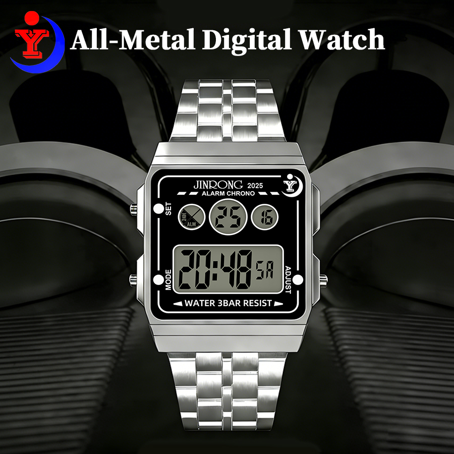 80s Retro Electronic Digital Watch Men, 3ATM Water... – Grandado