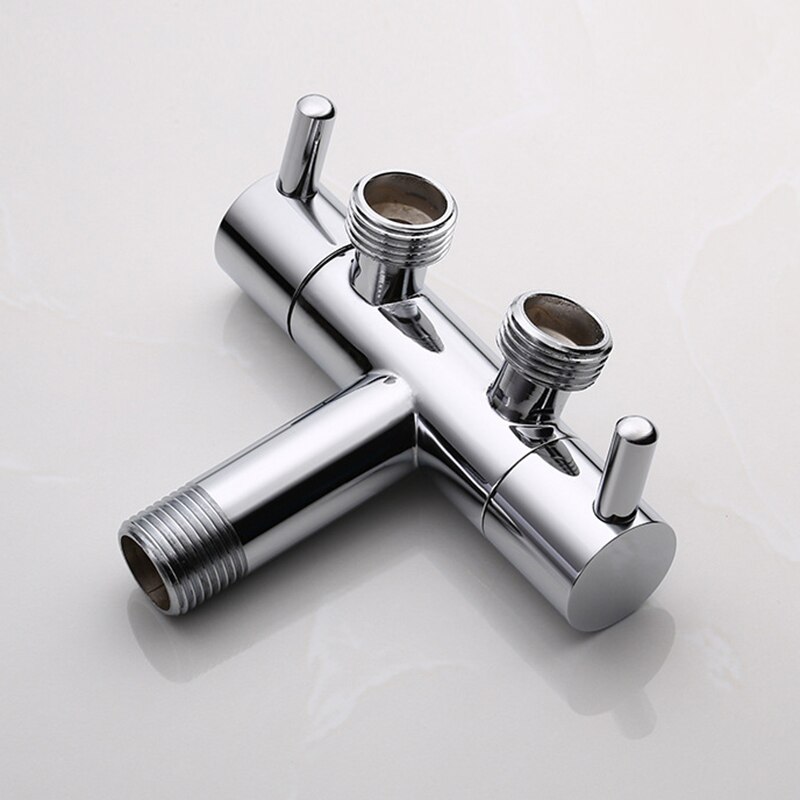 Brass double handle Toilet faucet shattaf angle va... – Grandado