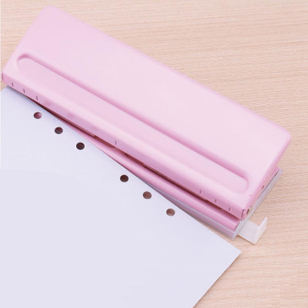 Metal 6 Hole Punch Pink Craft Punch Paper Cutter A... – Vicedeal