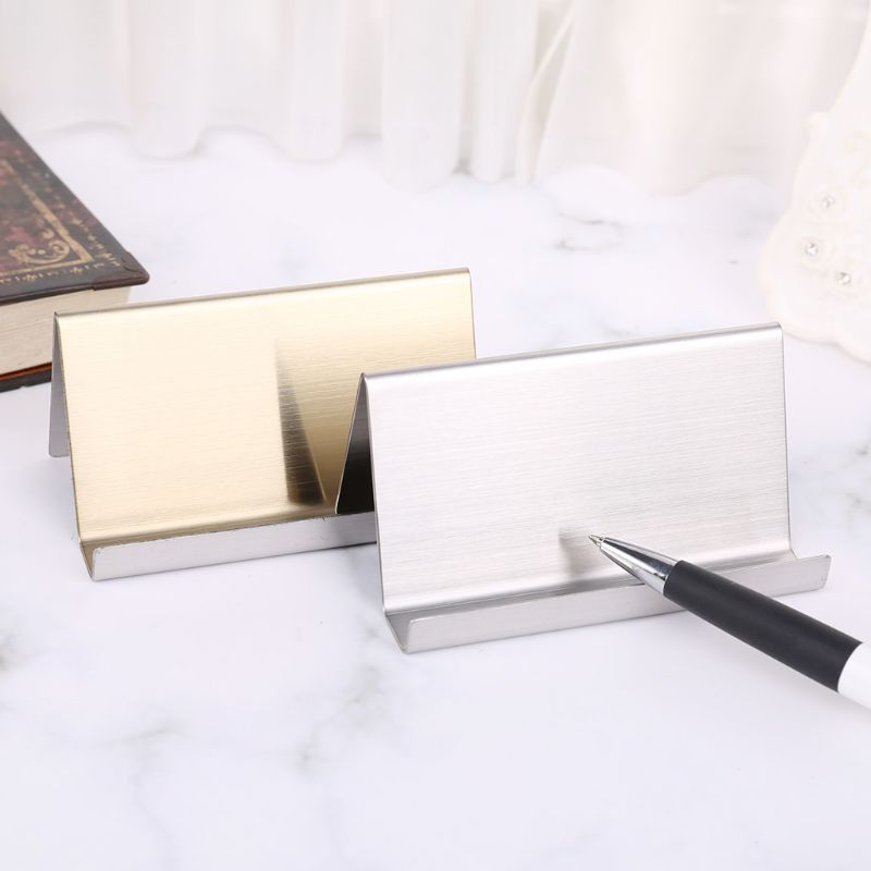 Stainless Steel Business Name Card Holder Display ... – Grandado