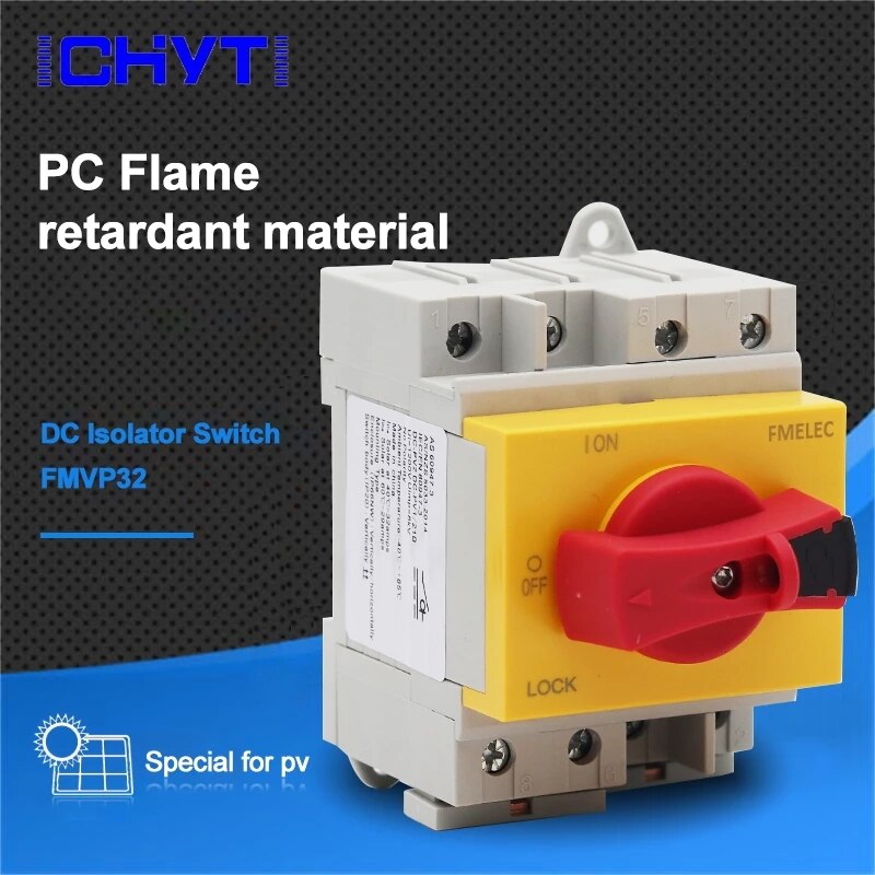 2P 32A 600V 4P 32A 1000V 1200V Solar Dc Lsolator S... – Vicedeal