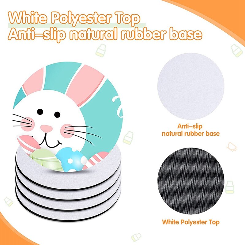 Round Sublimation Blank Coaster Sublimation Blank ... – Grandado
