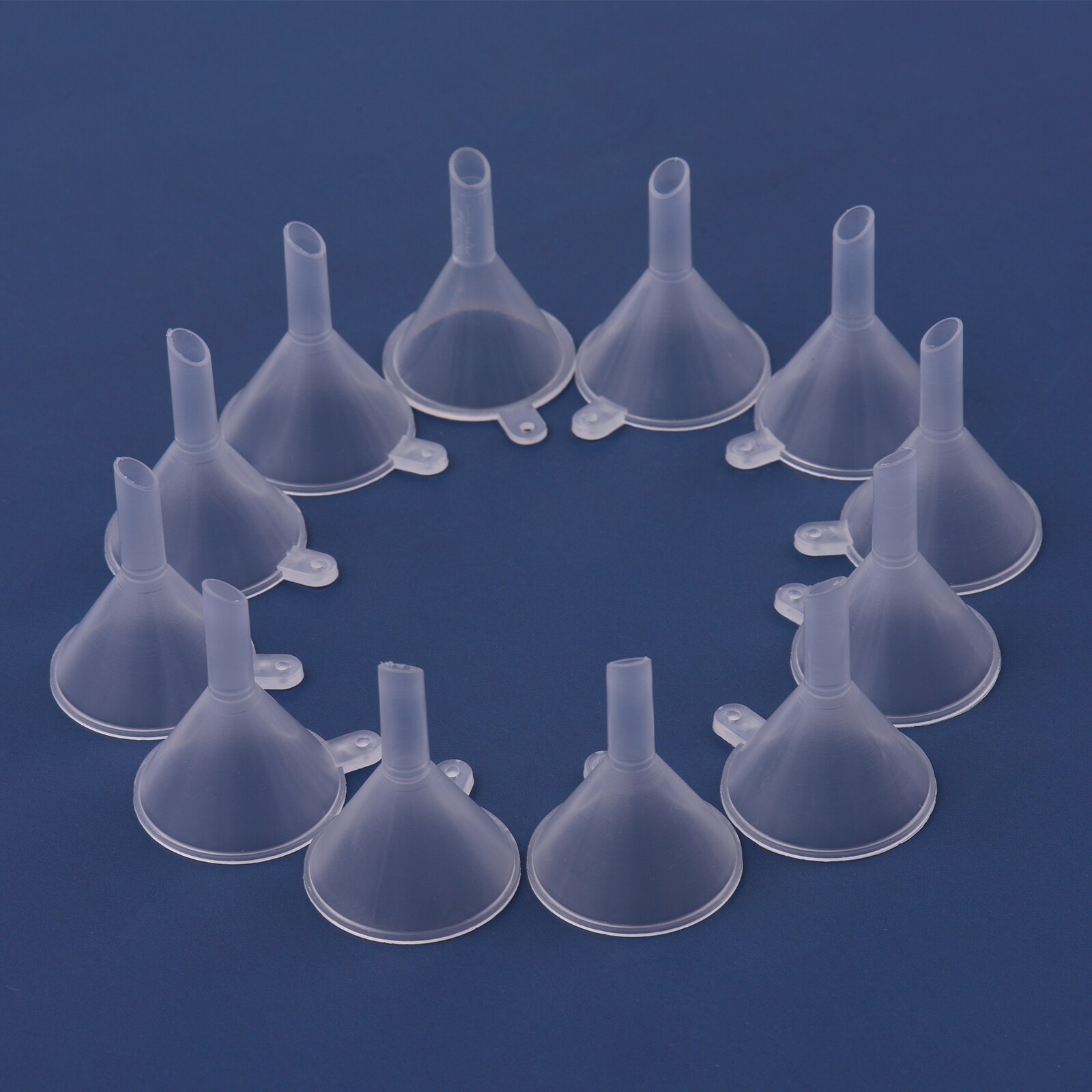12pcs Mini Plastic Funnels Liquid Transfer Funnel ... – Grandado