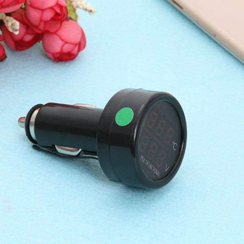 Multifunksjon billader 12v/24v digital voltmeter t... – Grandado