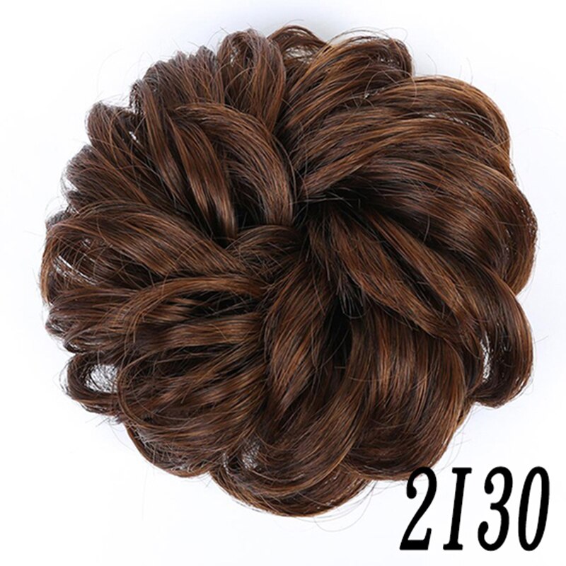 XUANGAUNG Girls Curly Scrunchie Chignon Flexible H... – Vicedeal