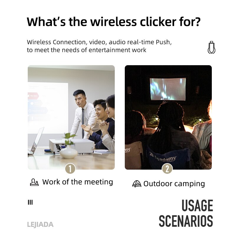 VEIDADZ Mobile TV Projector Wireless Same Screen 1... – Grandado