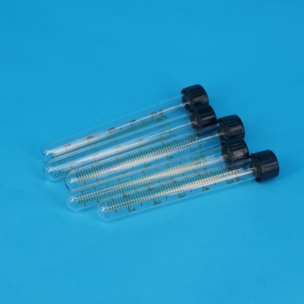 Lot(5) 5ml 12x100mm Clear Glass Test Tube Round Bo... – Grandado