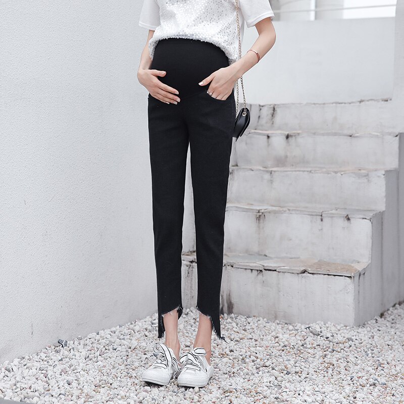 8281# Maternity pants Spring Autumn cowboys Matern... – Vicedeal