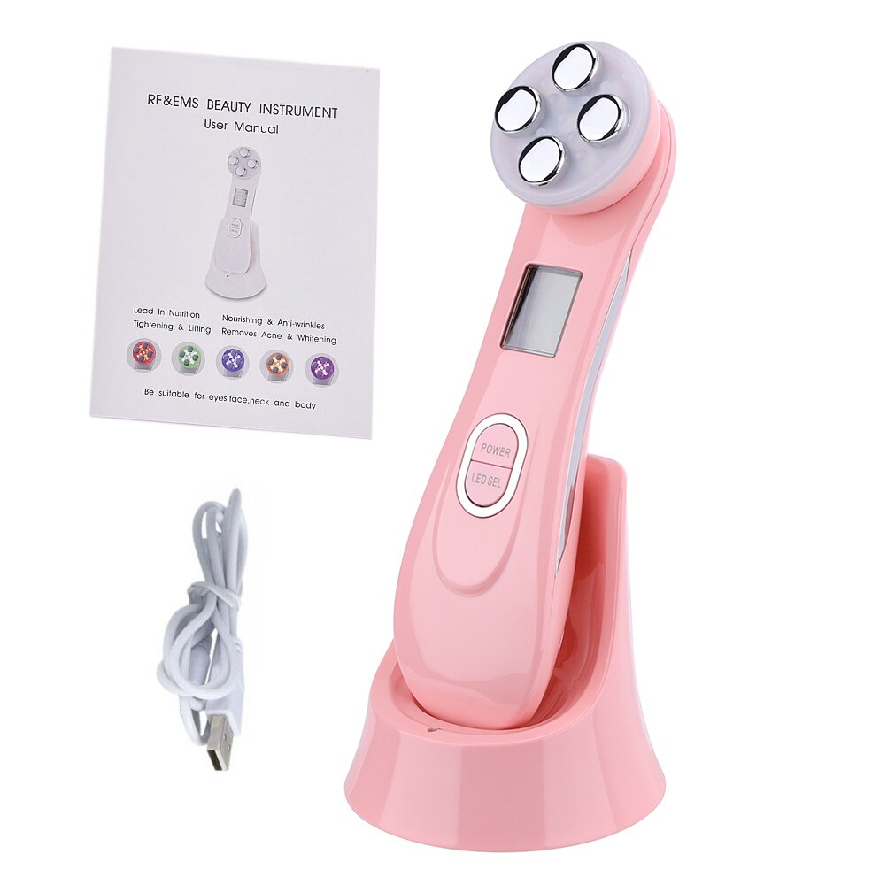 5 in 1 LED Rf Lifting Machine Photon Face Skin Rej... – Grandado