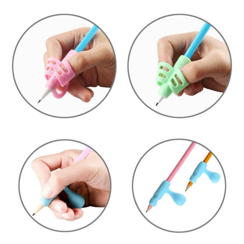 Children Pen Writing Aid Grip Set Pencil Grips For... – Grandado