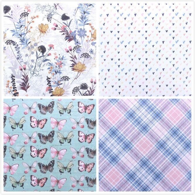 Kscraft 12 ark blomstra scrapbooking-block papper ... – Grandado