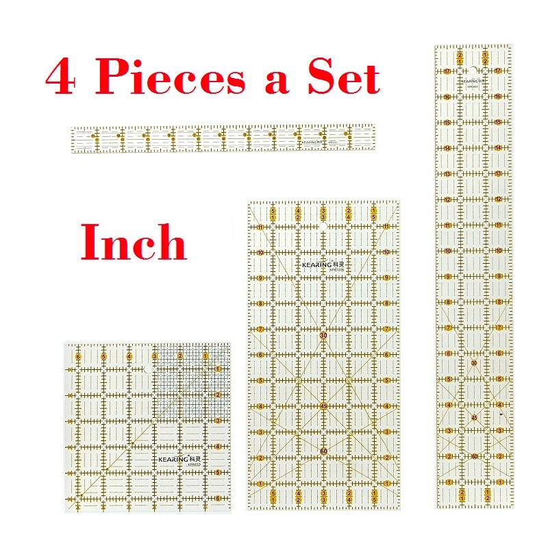 Acrylic Quilting Patchwork Ruler with Double Color... – Grandado