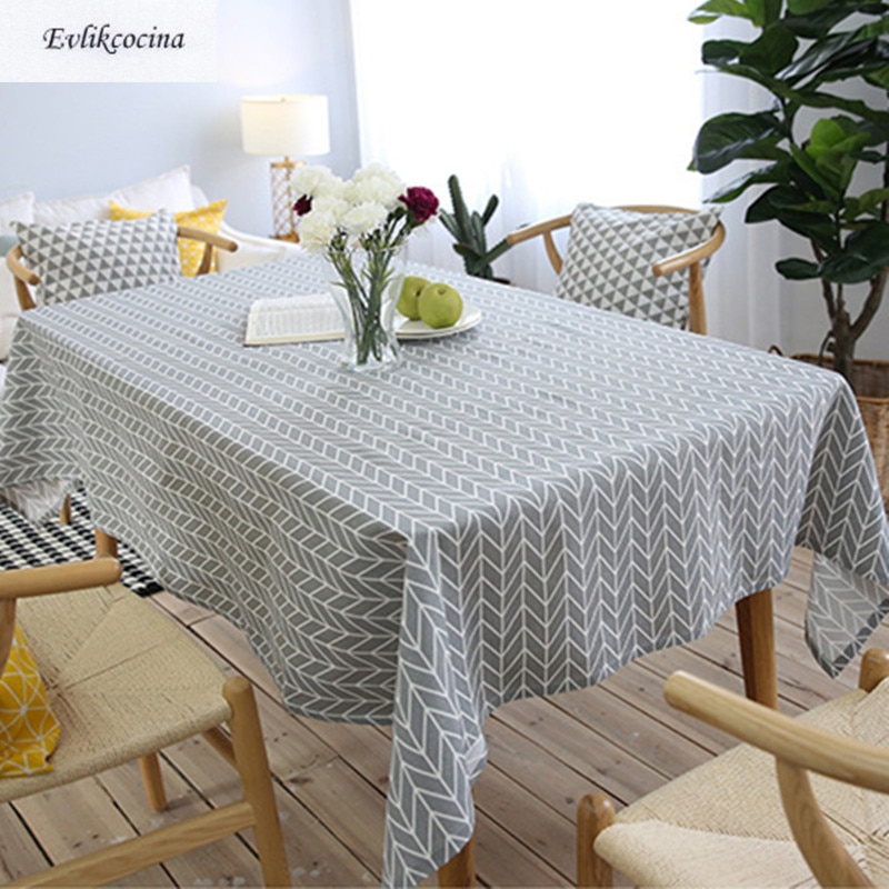 Gray Arrows Tablecloth Home/Hotel/Diner Table Cove... – Grandado