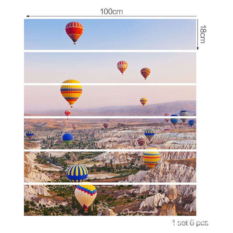 6Pcs 3D Drie-Dimensionale Zelfklevende 6 Vel Set L... – Grandado