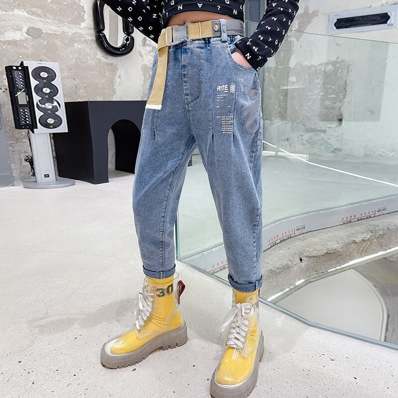 Girls Jeans Kids Clothes Skinny Jeans Classic Pant... – Grandado