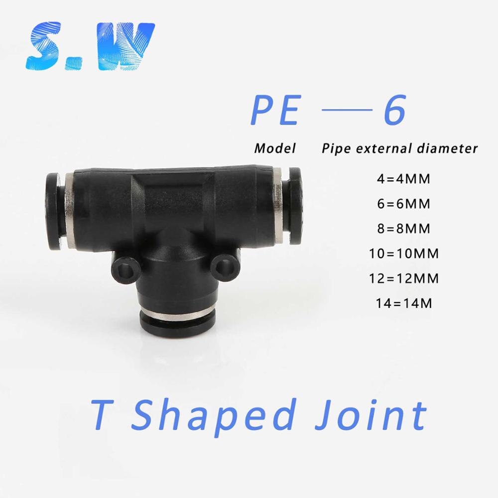 Pneumatische Connector Drie Kanalen Air Fittings 4... – Vicedeal