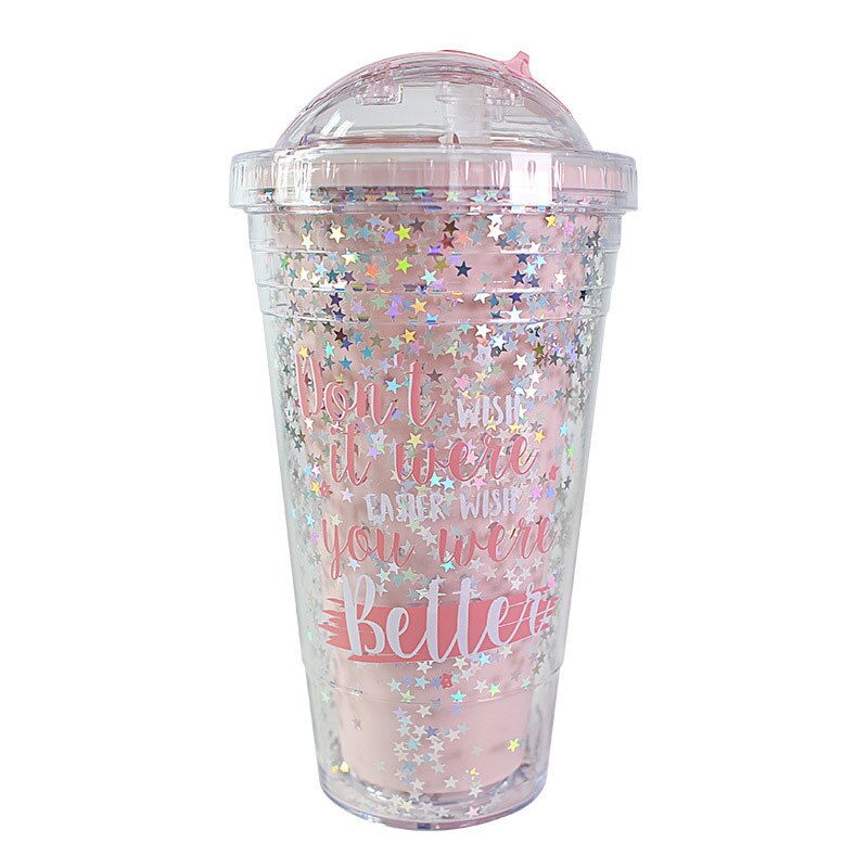 Beautiful Stars Doodle Pattern Cups double Layer P... – Vicedeal