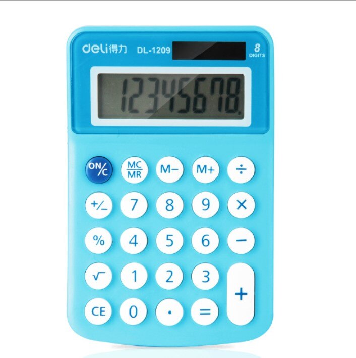 Deli 8 digits calculator cute Pocket calculator ea... – Grandado