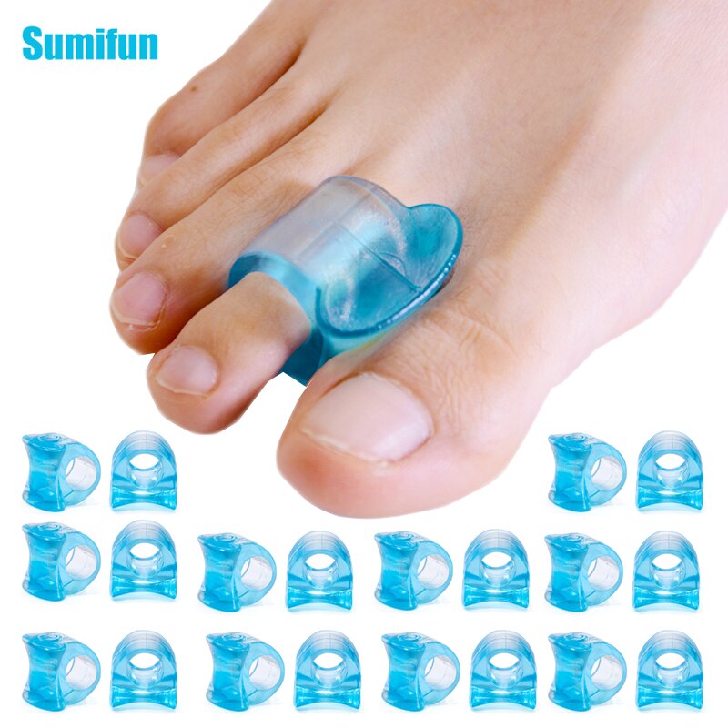 20pcs=10pairs Transparent Blue Bunion Spacers Sili... – Vicedeal