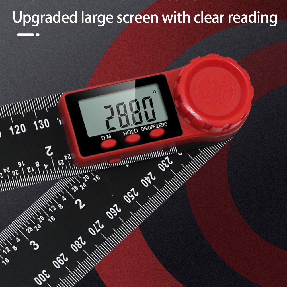 300mm Digital Display Protractor Angle Ruler,Incli... – Grandado